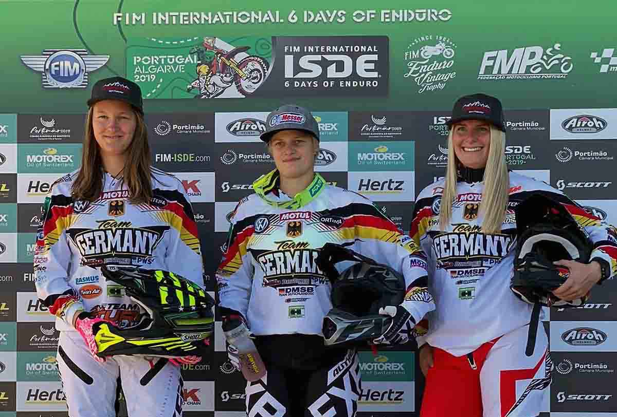 Maria Franke wins ISDE Enduro Women’s Trophy 2019 and silver for Team ...