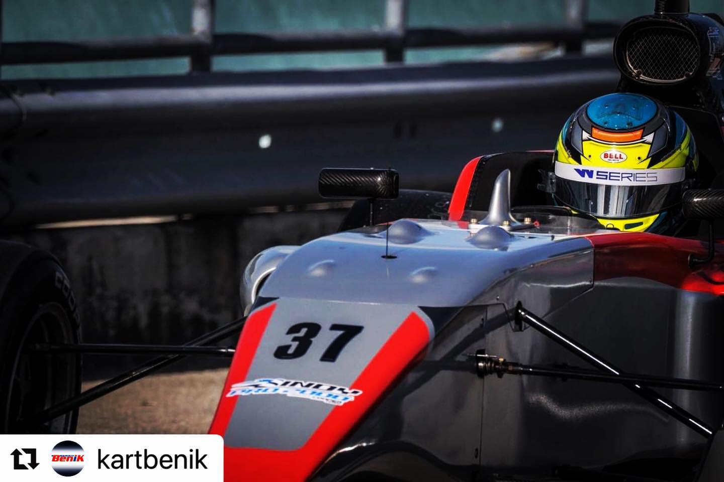 Sabre Cook racing single-seater 2020 WSeries along with Road to Indy ...